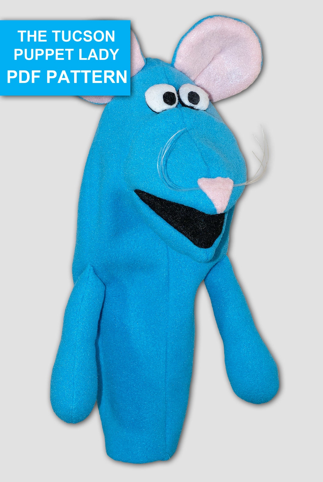 Mouse Puppet Sewing Pattern - Etsy