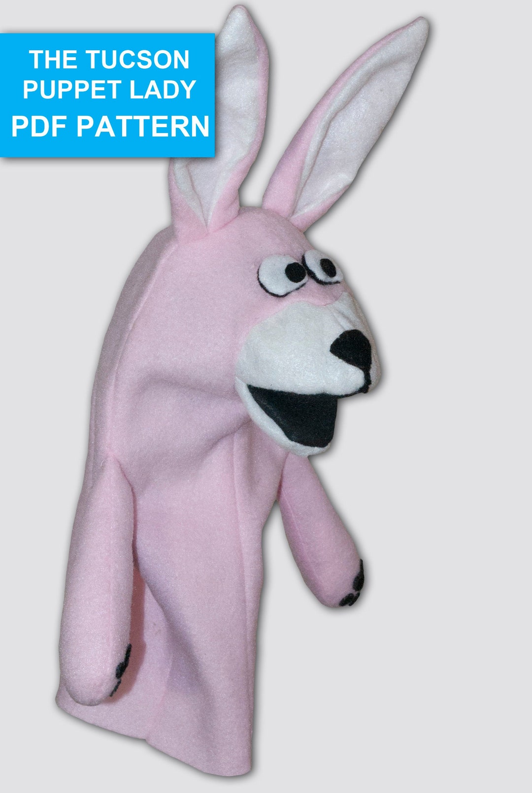 Rabbit Puppet Sewing Pattern - Etsy