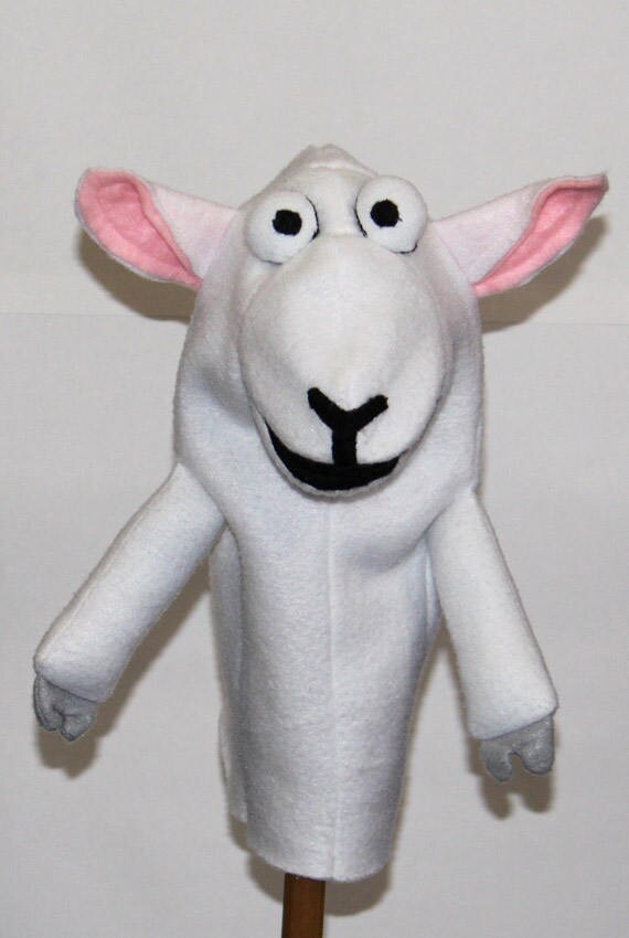 Sheep or Lamb Hand Puppet Pattern with Movable Mouth | Etsy