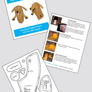 Dog Puppet Sewing Pattern - Etsy