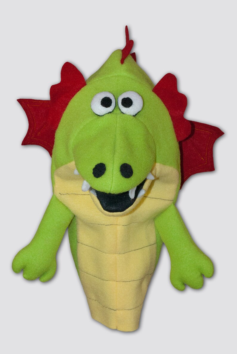 Dragon Puppet Sewing Pattern - Etsy Canada