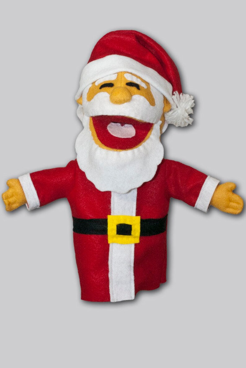 Santa Claus Costume Pattern for Person Puppet | Etsy