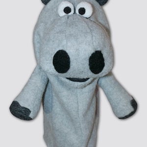 Hippo Puppet Sewing Pattern - Etsy