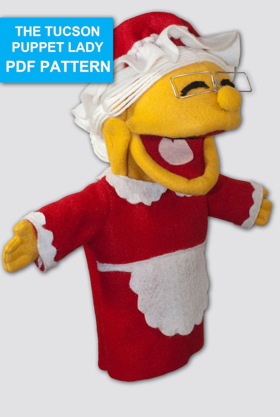 Mrs Claus Costume Pattern for Person Puppet - Etsy