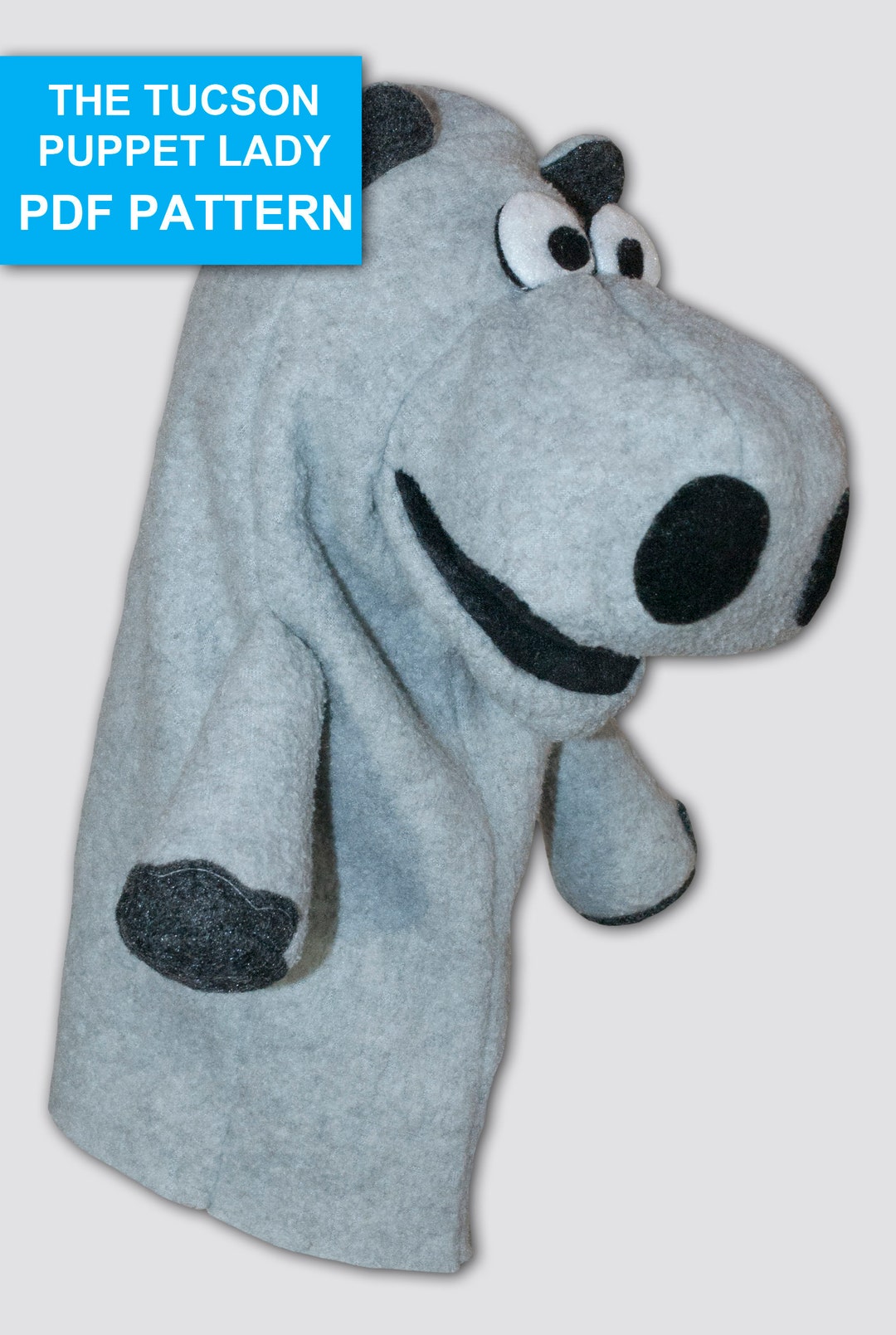 Hippo Puppet Sewing Pattern - Etsy