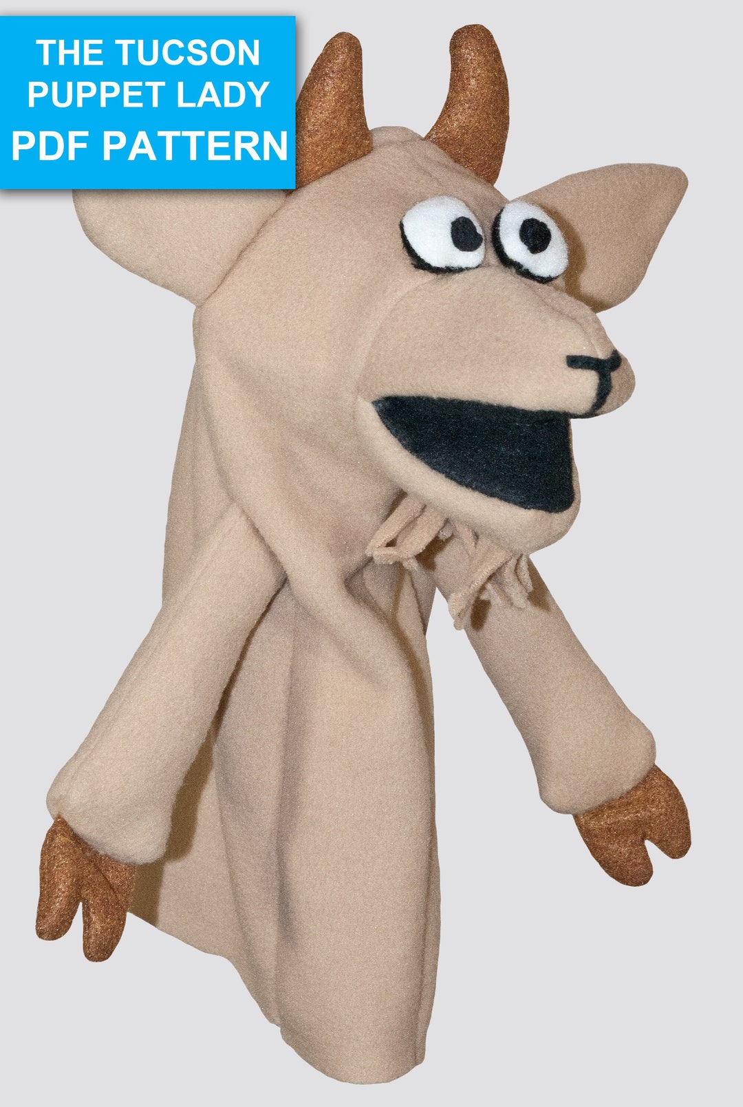 Goat Puppet Sewing Pattern - Etsy