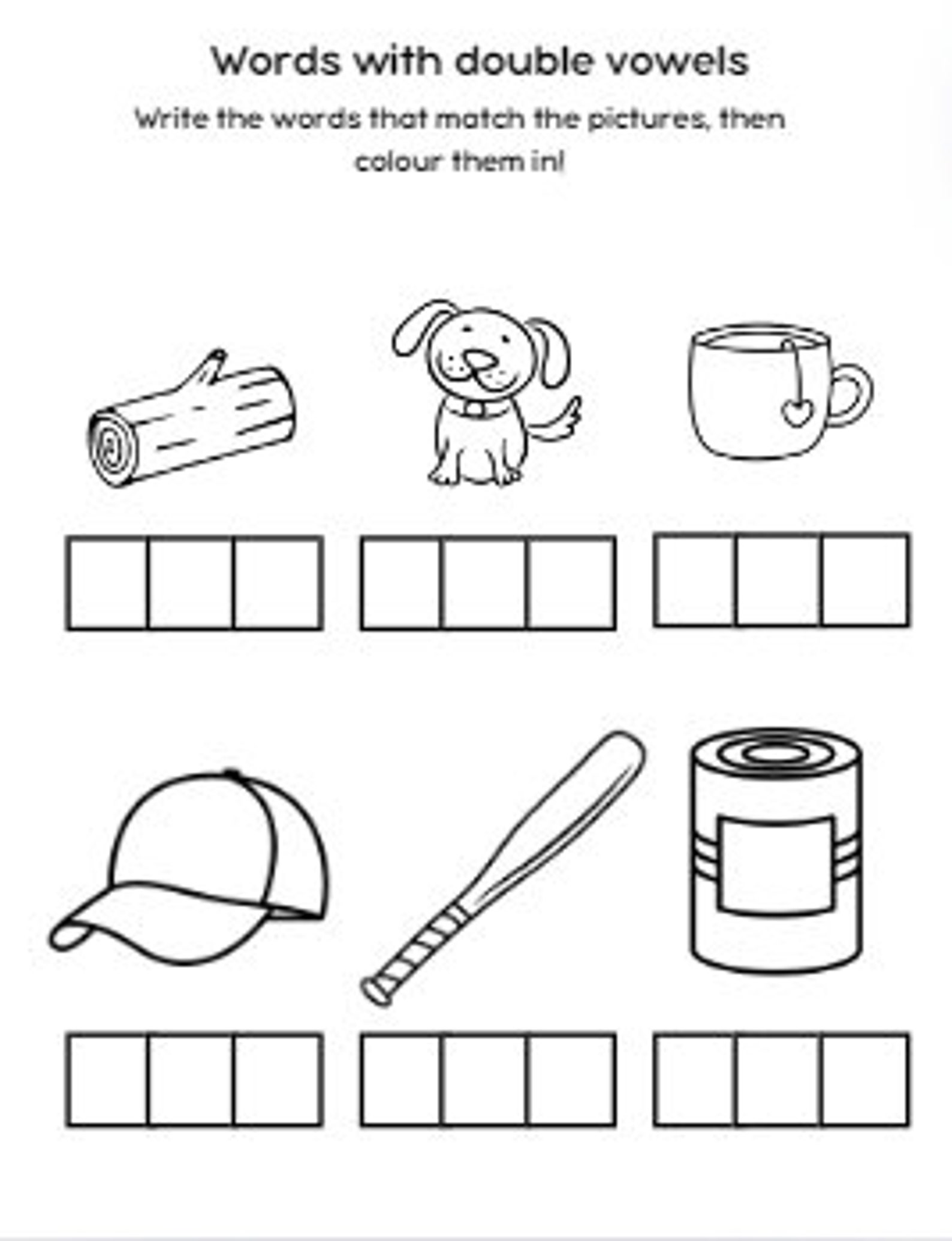 Learning Work Sheets - Grade 1 - Etsy