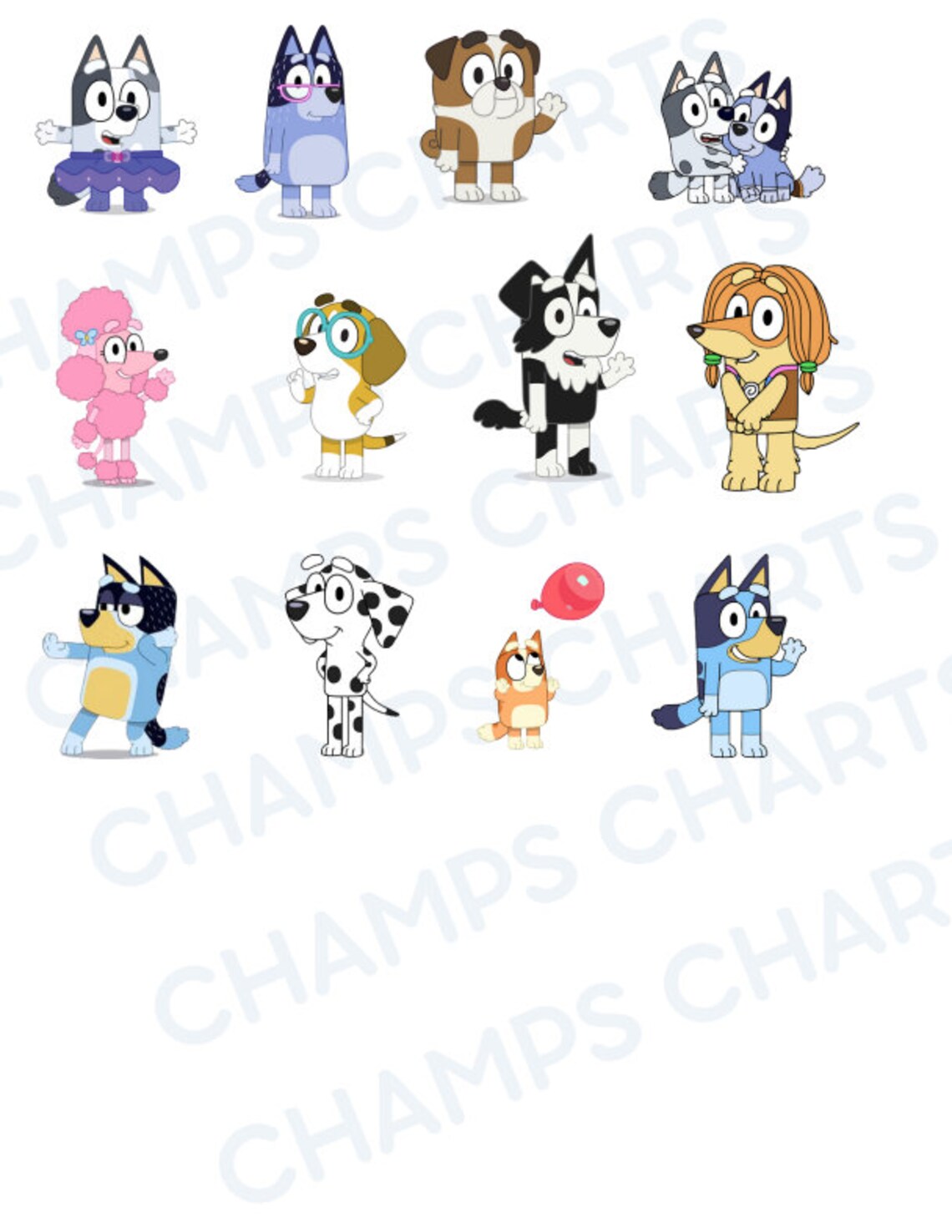 Bluey Potty Training Chart - Etsy