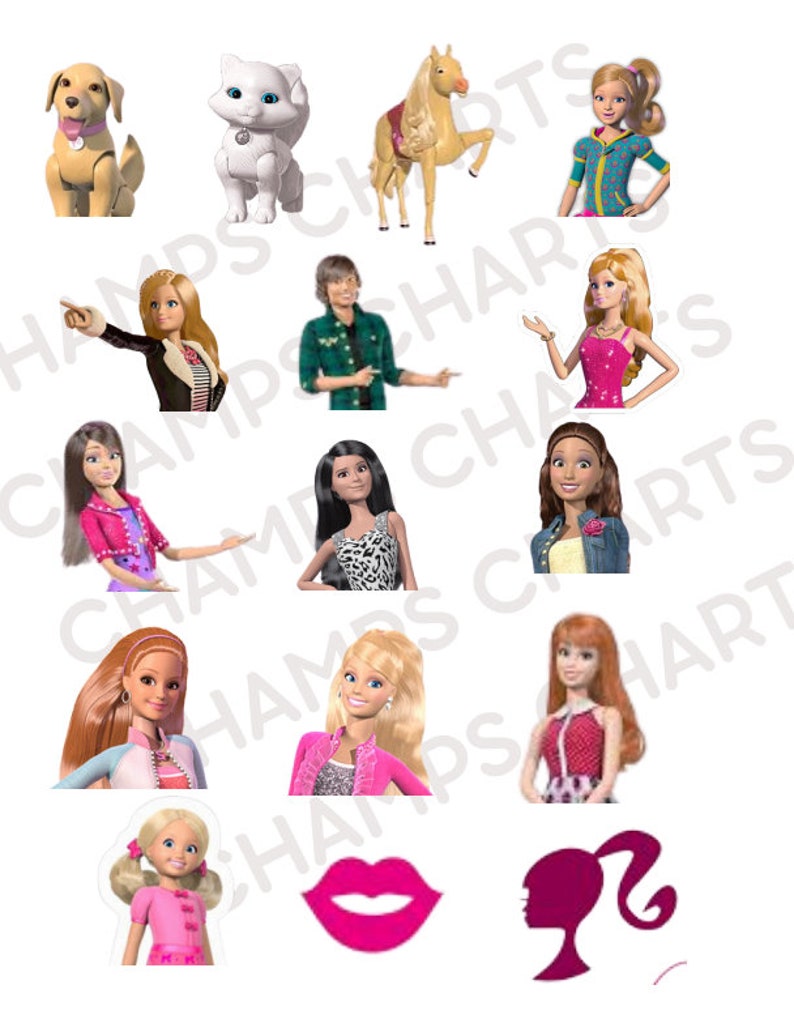 Barbie Potty Training Chart - Etsy