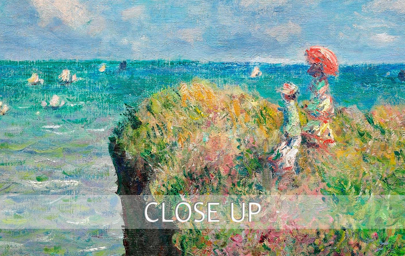 Claude Monet - Promenade en falaise à Pourville - Fine Art Glicée ...