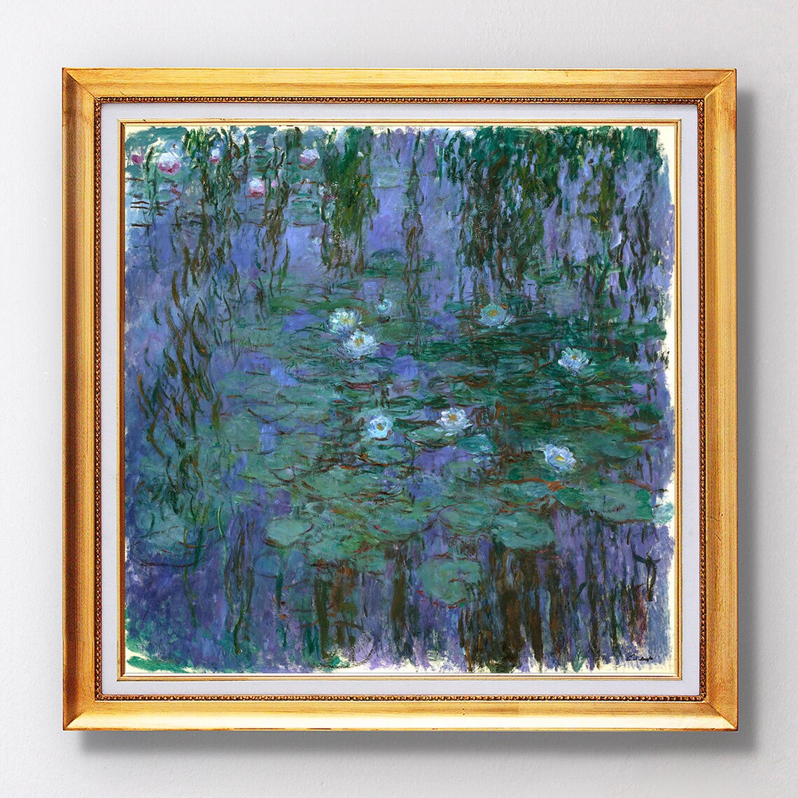 Claude Monet - Blue Water Lilies - Fine Art Glicée - 1916 - SKU 0171 - Etsy