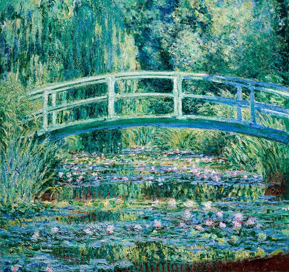 Claude Monet - Water Lilies and Japanese Bridge - Fine Art Claude Monet - Water Lilies and Japanese Bridge - Fine Art