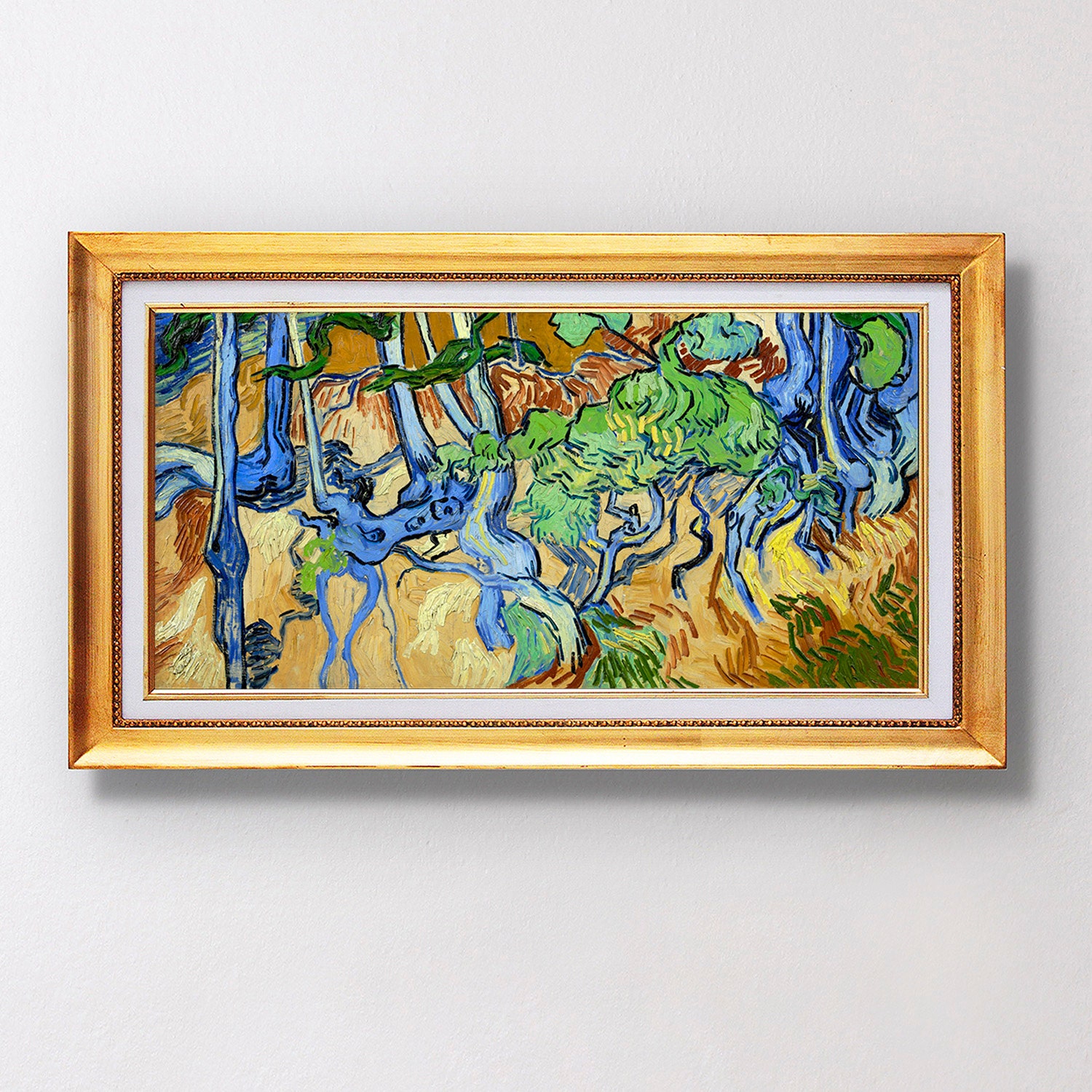 Vincent Van Gogh Three Roots Fine Art Glicée 1890 SKU 0043 - Etsy