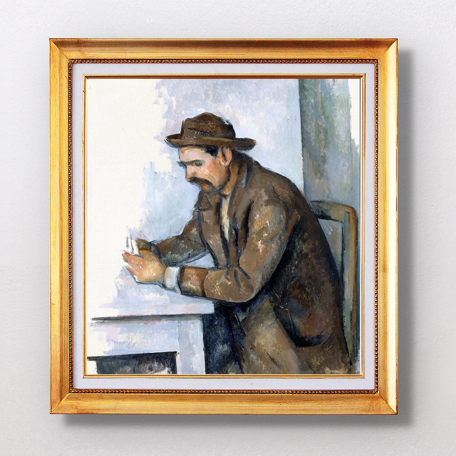Paul Cezanne - the Cardplayer - 1892 - Fine Art Glicée - SKU 0250 - Etsy