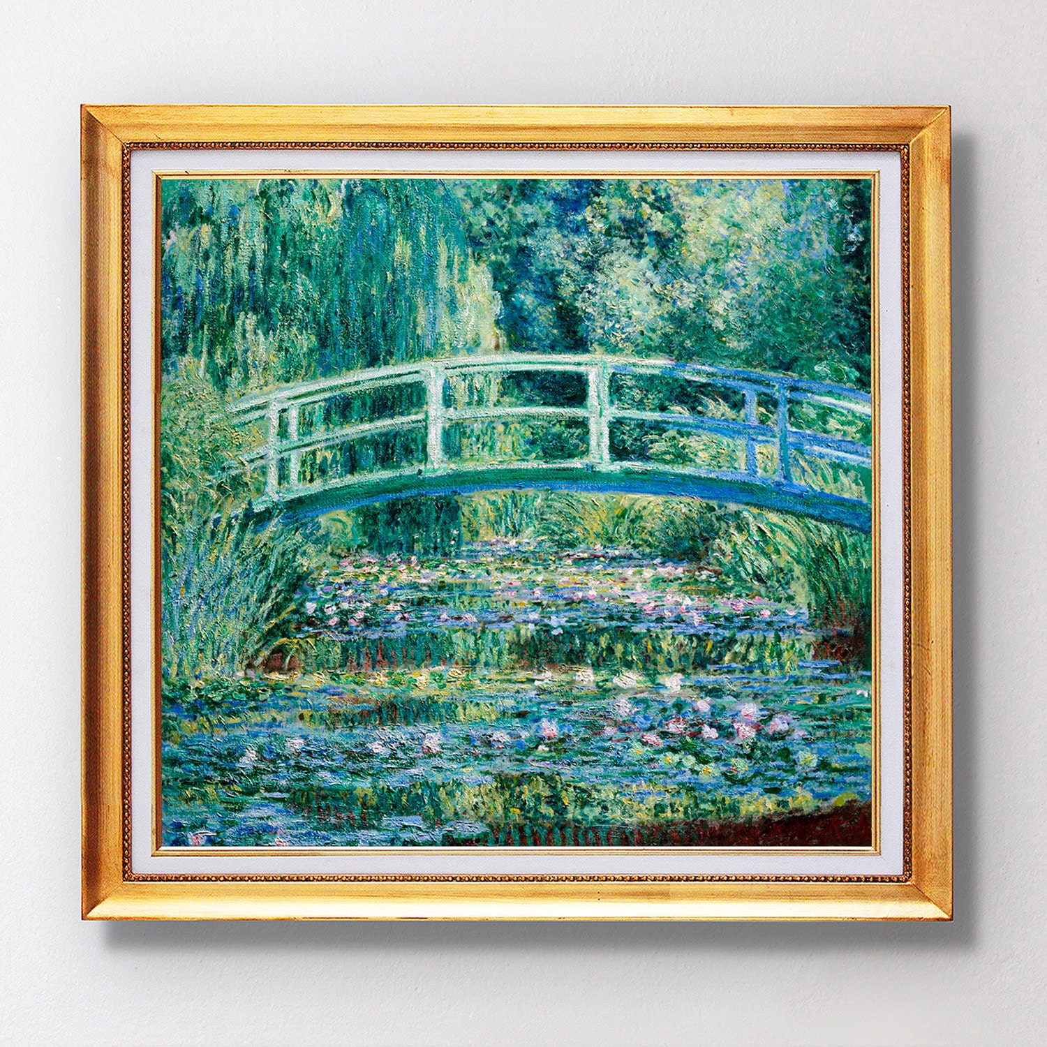 Claude Monet - Water Lilies and Japanese Bridge - Fine Art Claude Monet - Water Lilies and Japanese Bridge - Fine Art