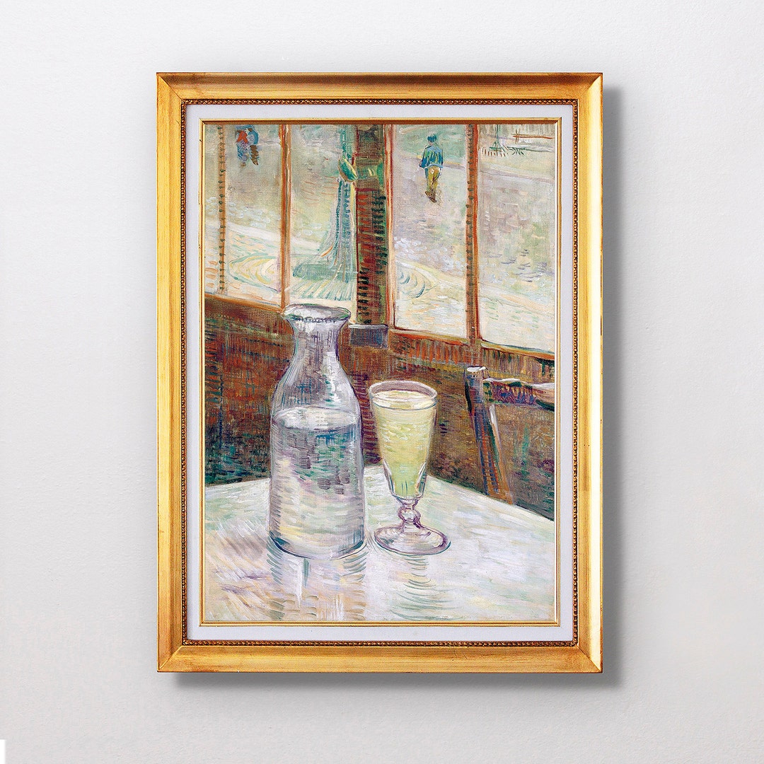 Vincent Van Gogh - Café Table With Absinth - Fine Art Glicée - 1887 ...