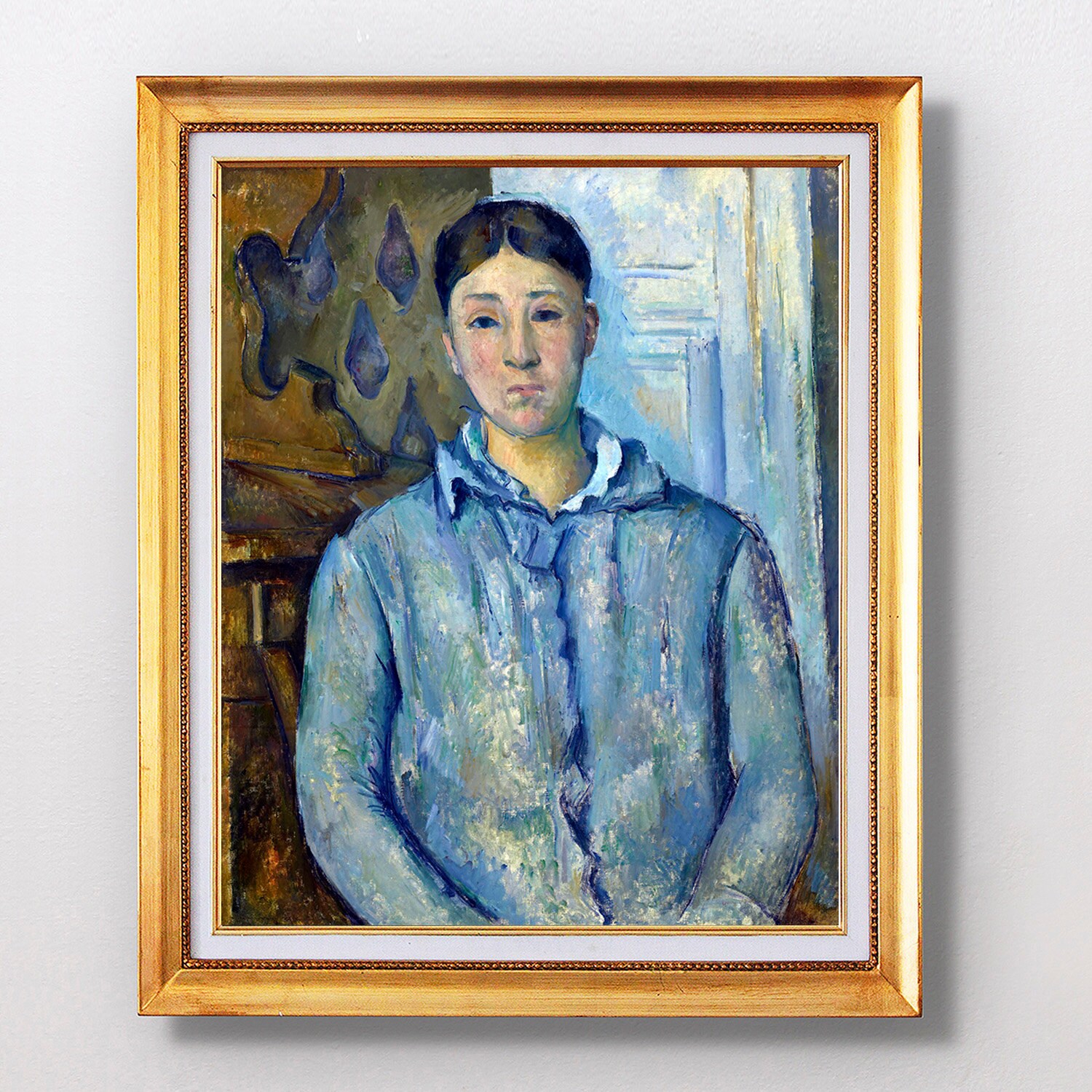 Paul Cezanne - Madame Cézanne en azul - 1890 - Fine Art Glicée - SKU ...
