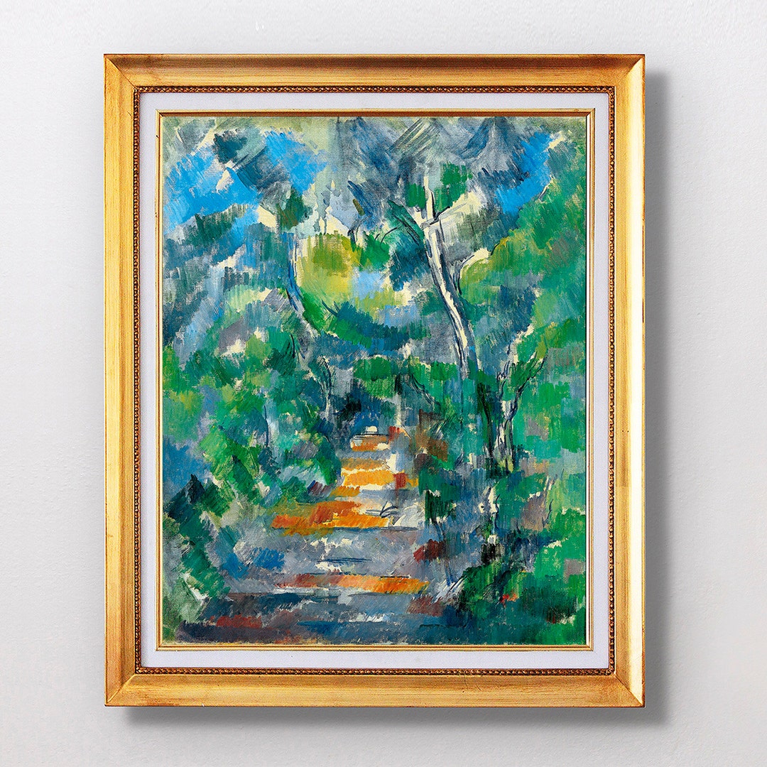 Paul Cezanne - Forest Scene - 1900 - Fine Art Glicée - SKU 0268 - Etsy