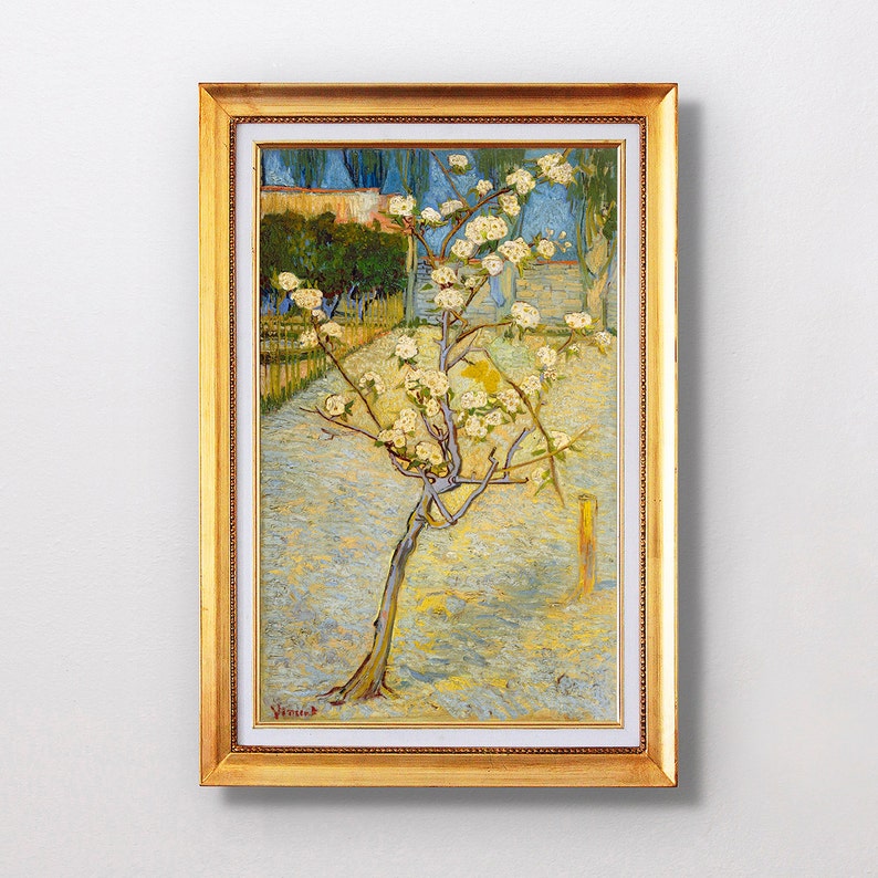 Vincent Van Gogh - Small Pear Tree in Blossom - Fine Art Glicée - 1888 ...