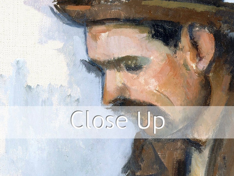 Paul Cezanne the Cardplayer 1892 Fine Art Glicée SKU - Etsy