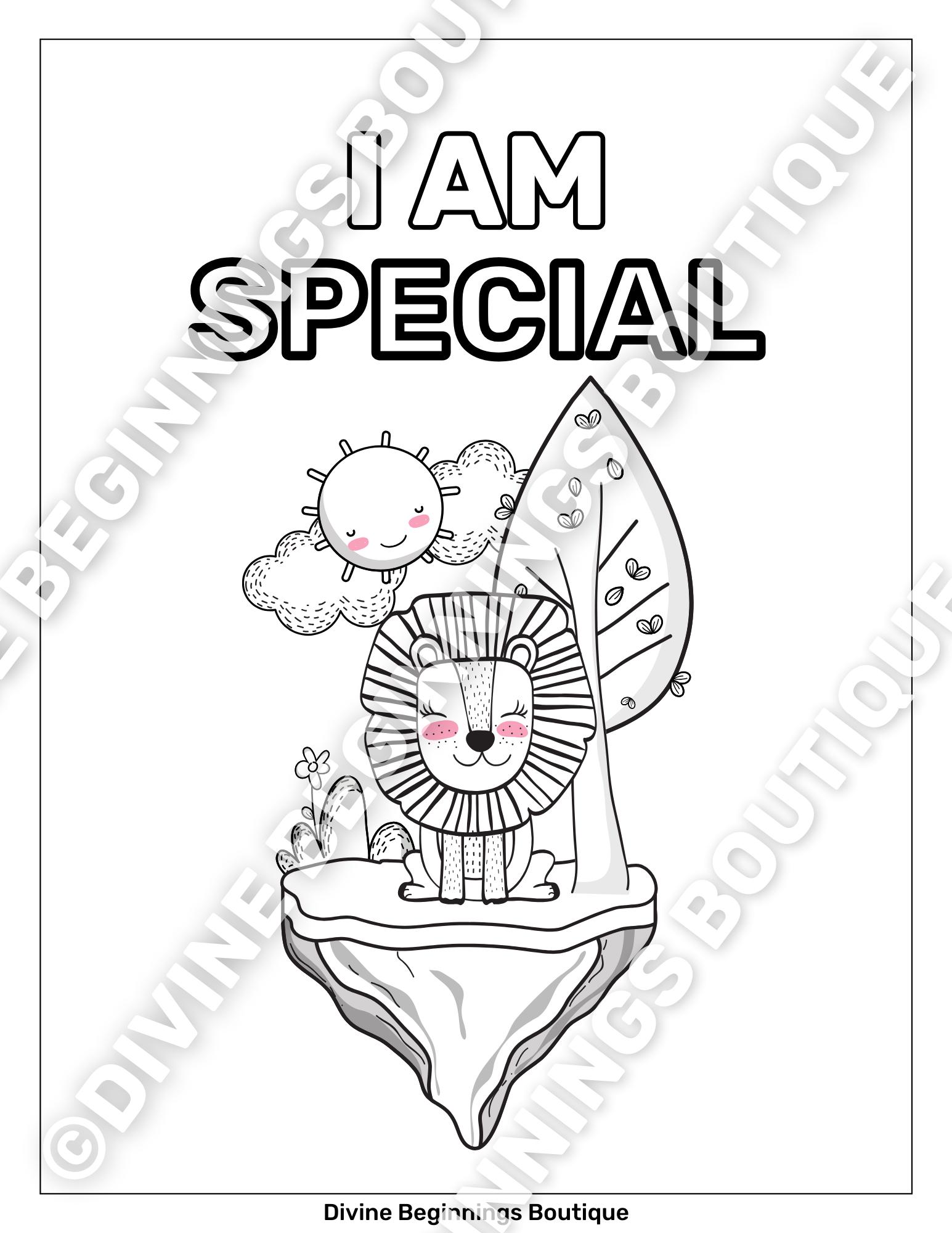 Positive Affirmations Coloring Sheets 10 Inspirational Pages ...