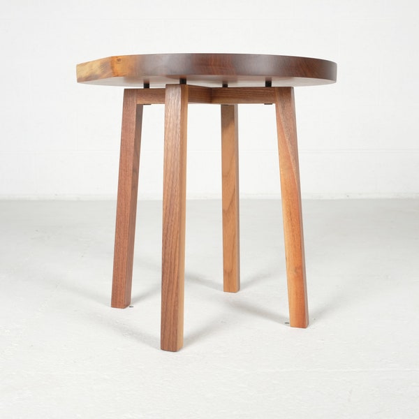 Walnut End Table - Etsy