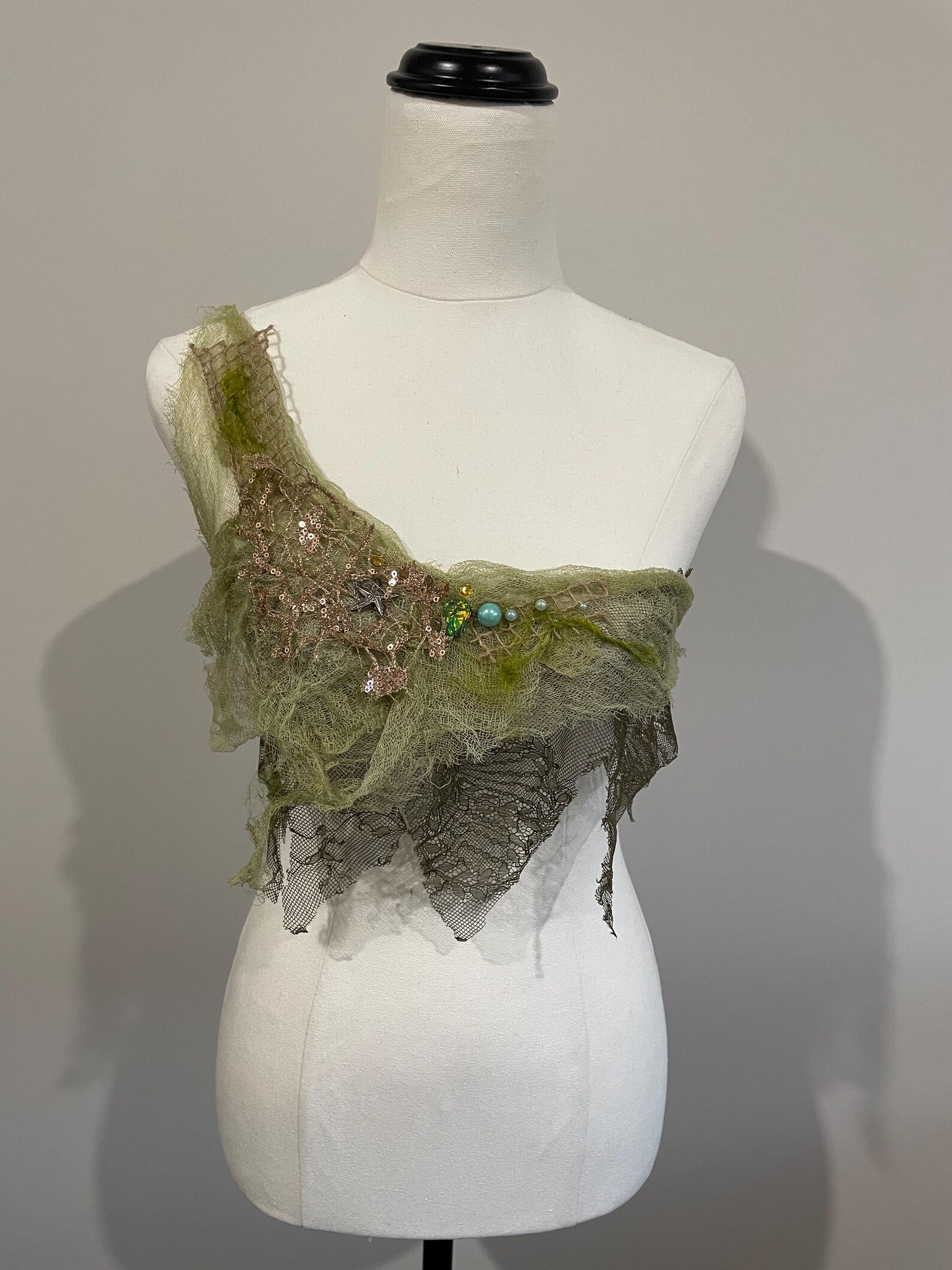 Ethereal Forest Fae Top Fairy Tale Textile Art to Wear Top. Small. Size ...