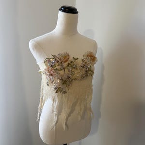 Beautiful Ethereal Top! Fairy Tale Textile Art to Wear Top. Small. Size ...
