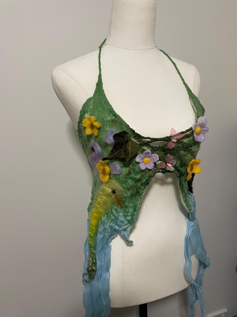 Beautiful Nuno Felted Fairy Tale Top. Woodland Fairy Top.made by Myself ...