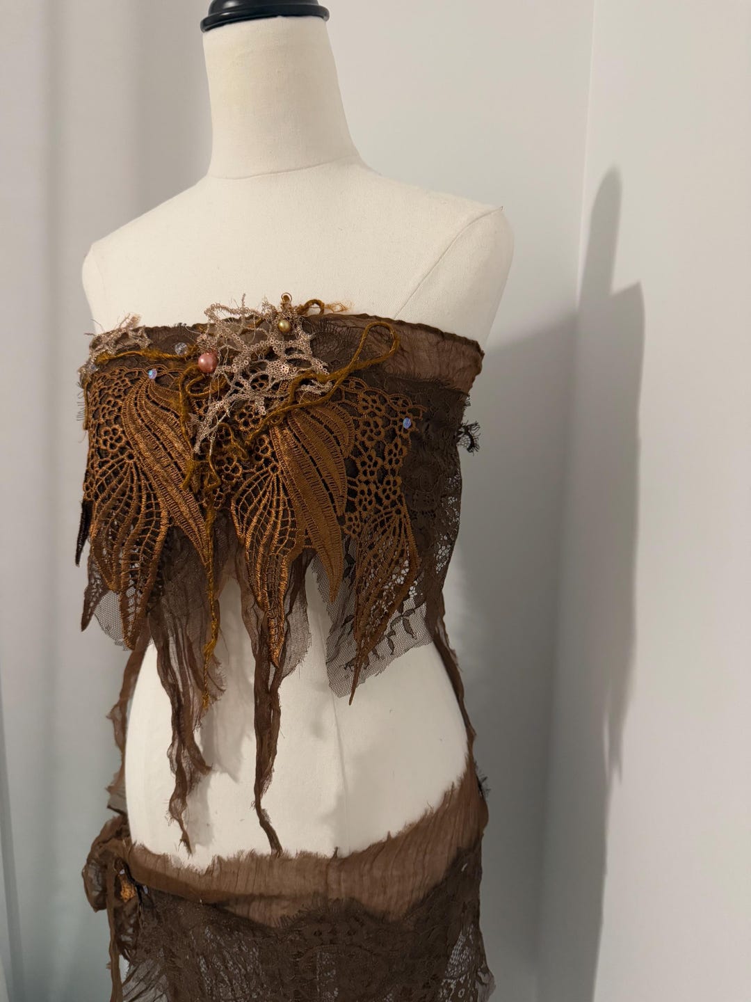 Beautiful Ethereal Outfit! Fairy Tale Textile Art to Wear Top and Skirt ...