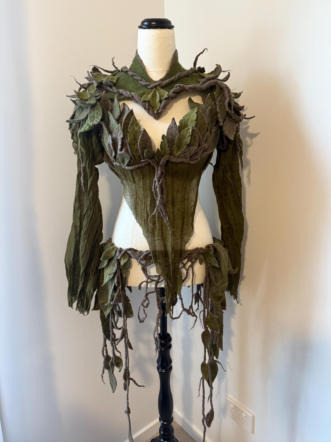 Custom Made to Order- Ethereal Druid Forest Fae Embellished Push up Bra ...