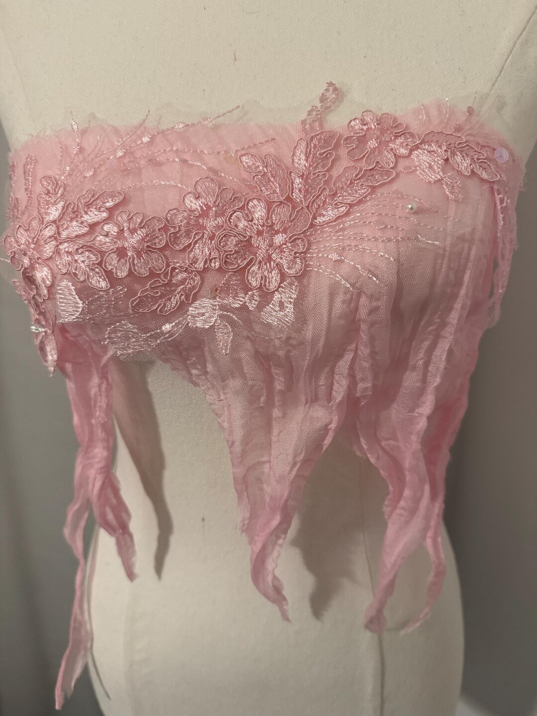 Beautiful Ethereal Top! Fairy Tale Textile Art to Wear Top. Small. Size ...
