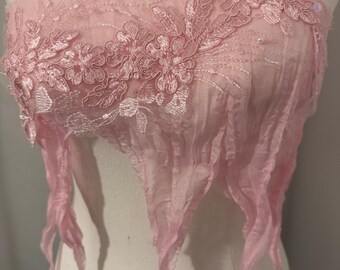 Beautiful Ethereal Top! Fairy Tale Textile Art to Wear Top. Small. Size ...