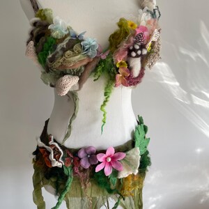 Custom Made to Order~ethereal Fungi Forest Fae Embellished Push up Bra ...