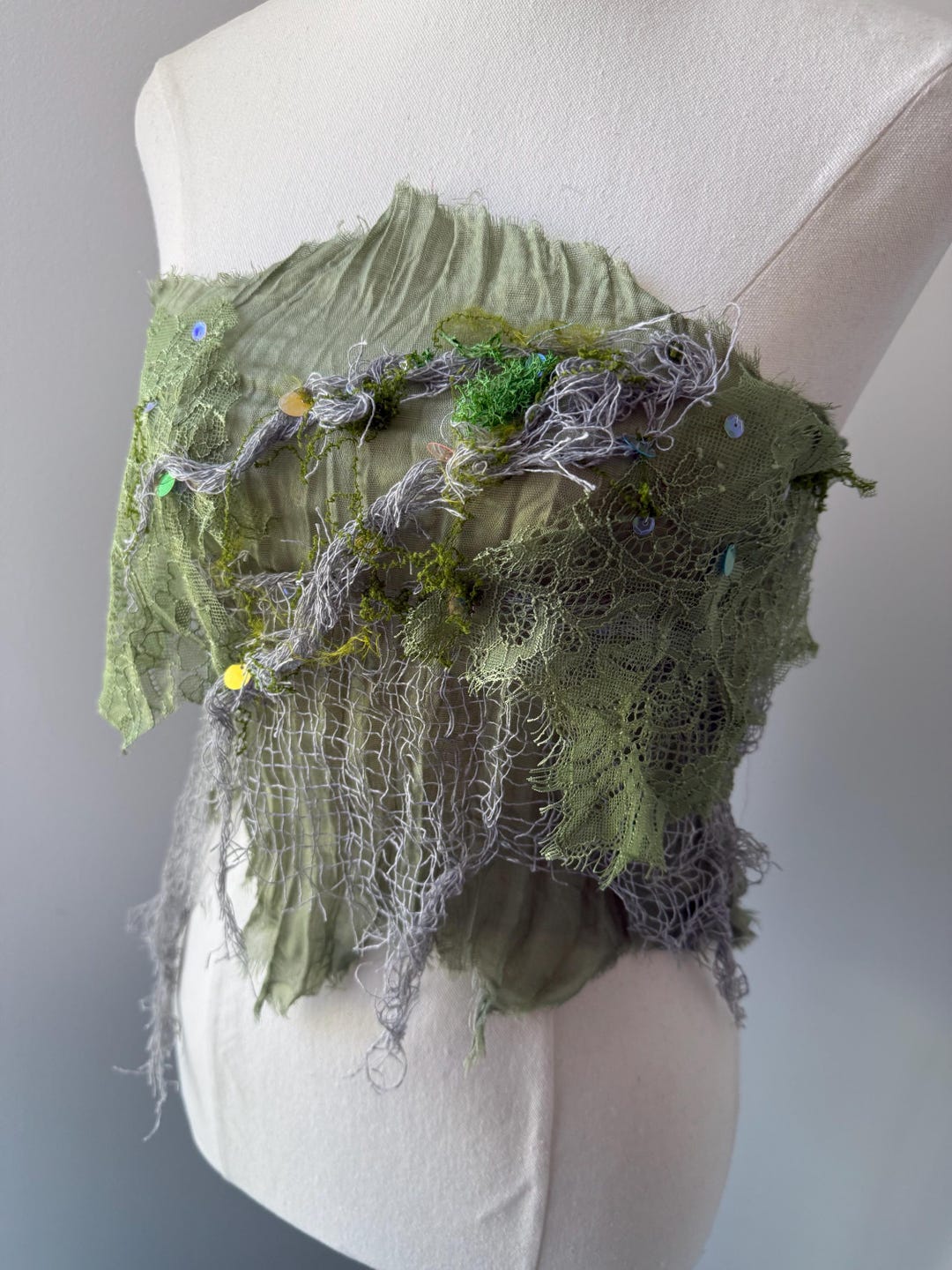 Beautiful Ethereal Top Fairy Tale Textile Art to Wear Top. Medium-large ...