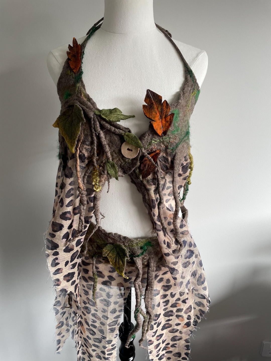 Nuno Felted Jungle Forest Woodland Fairytale Outfit. Made by Myself ...