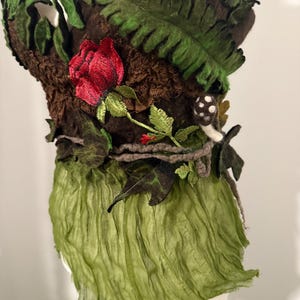Beautiful Nuno Felted Woodland Goddess Embellished Bra Top. Fairytale ...