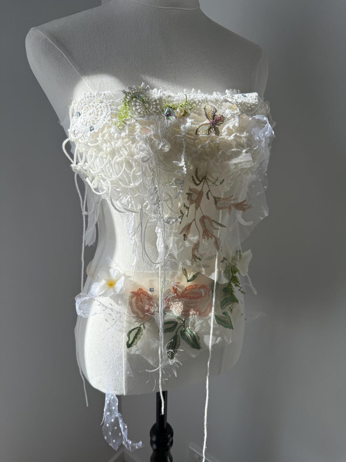 Patchwork Fairy Festival Ethereal Outfit! Textile Art to Wear Top and ...
