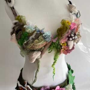Custom Made to Order~ethereal Fungi Forest Fae Embellished Push up Bra ...