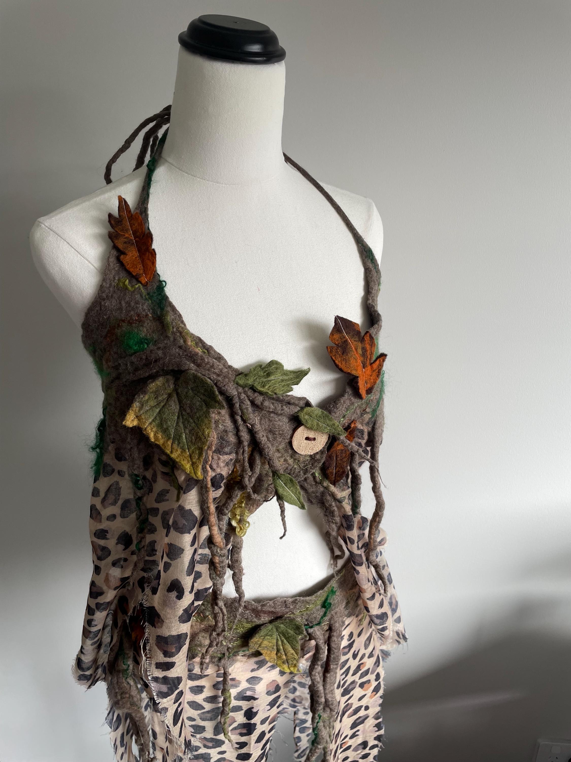 Nuno Felted Jungle Forest Woodland Fairytale Outfit. Made by Myself ...