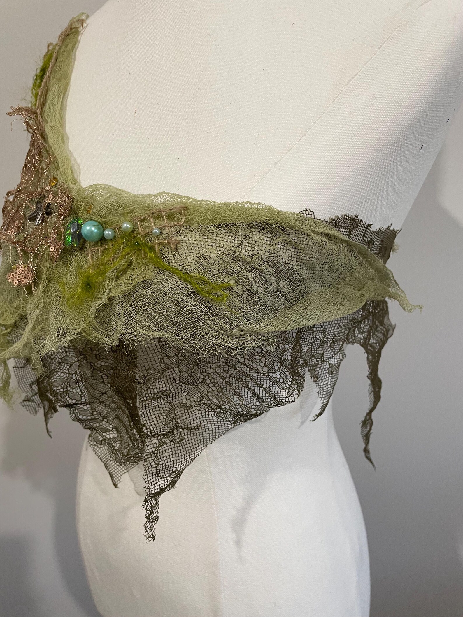 Ethereal Forest Fae Top Fairy Tale Textile Art to Wear Top. Small. Size ...