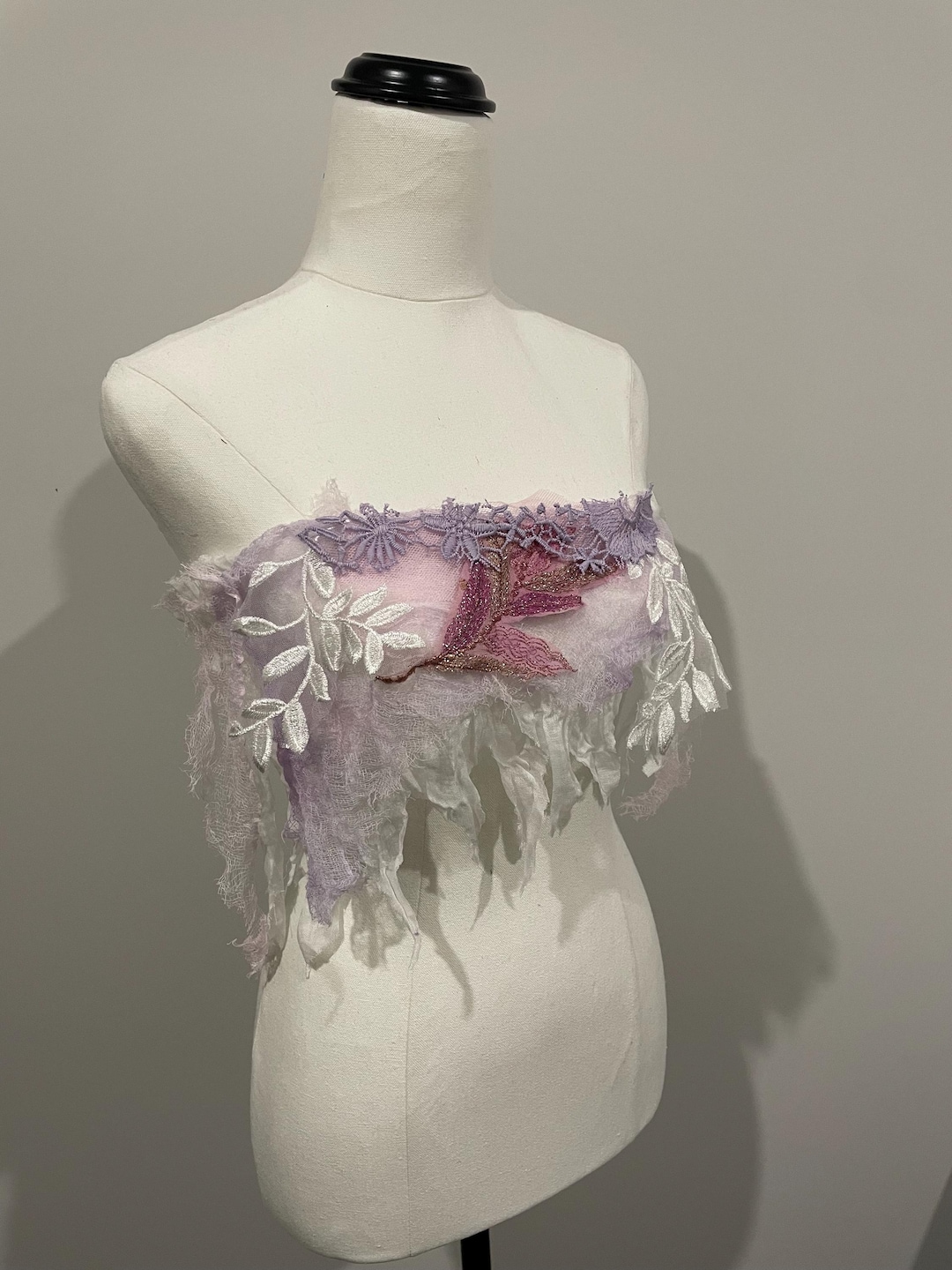 Beautiful Ethereal Top! Fairy Tale Textile Art to Wear Top. Small. Size ...