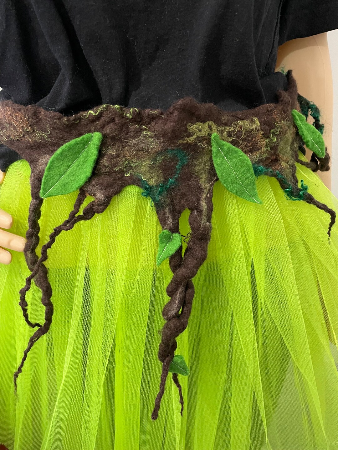 Forest Felted Tree Belt. Leafy Woodland Belt. Made From Very Soft ...