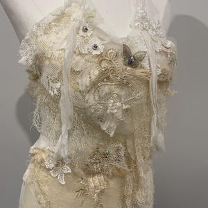 Beautiful Ethereal Outfit Fairy Tale Textile Art to Wear Top and Belt ...
