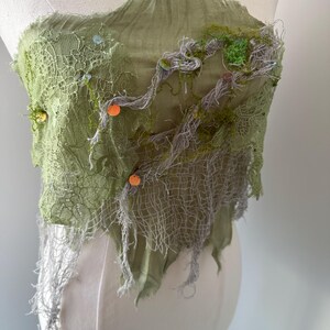 Beautiful Ethereal Top Fairy Tale Textile Art to Wear Top. Medium-large ...