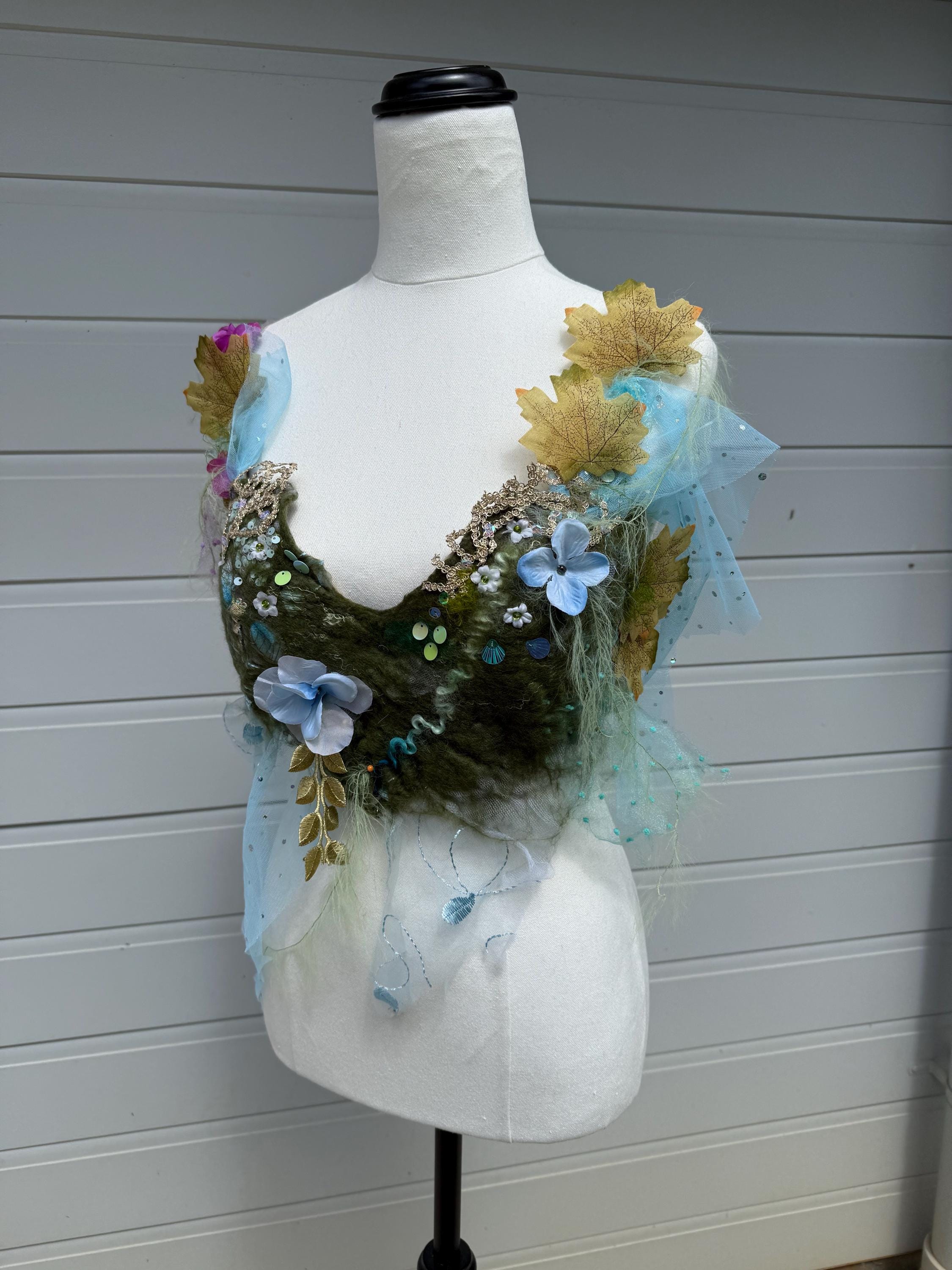 Ethereal Dragonfly Bra Top, Size 12C, Fairy Tale Wearable Art - Etsy