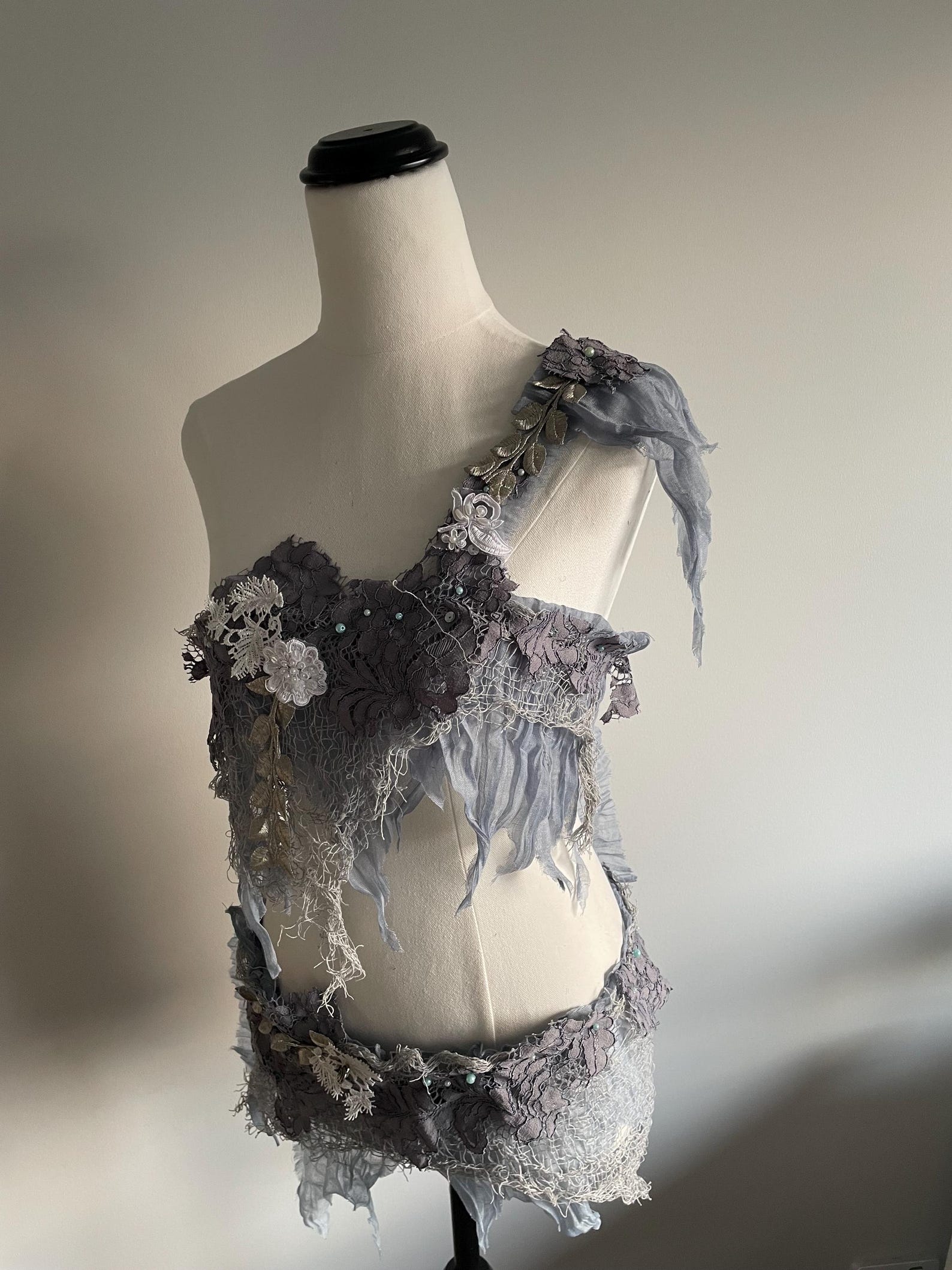 Beautiful Ethereal Outfit Fairy Textile Art to Wear Top. Small. Size ...