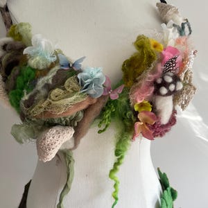 Custom Made to Order~ethereal Fungi Forest Fae Embellished Push up Bra ...