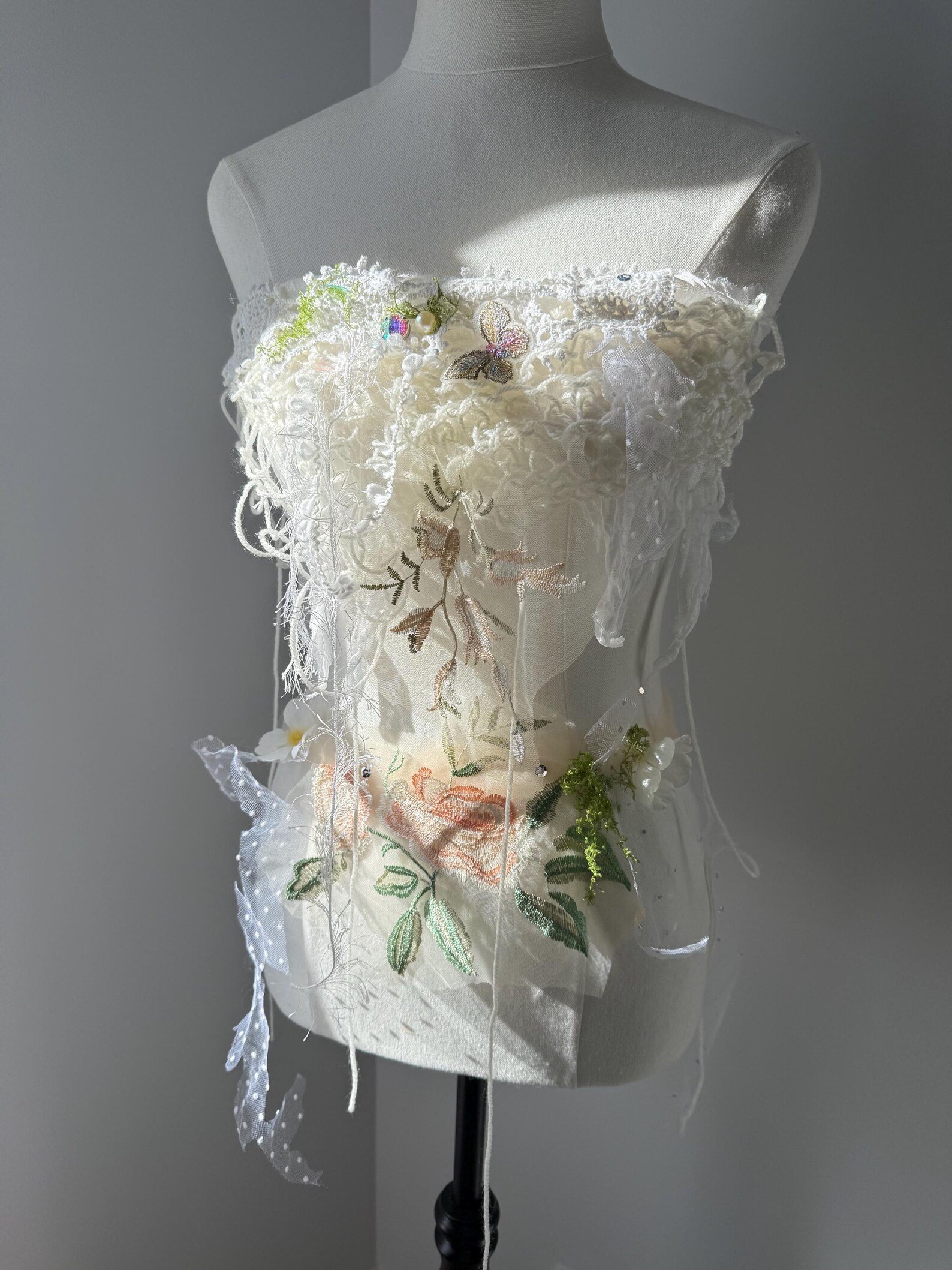 Patchwork Fairy Festival Ethereal Outfit! Textile Art to Wear Top and ...
