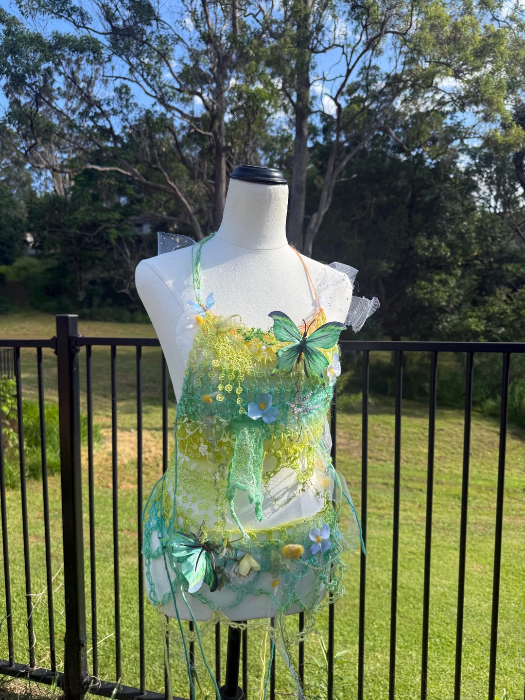 Ethereal Faerie Outfit. Tiny Yellow Toadstools Forest Nymph Fairy ...